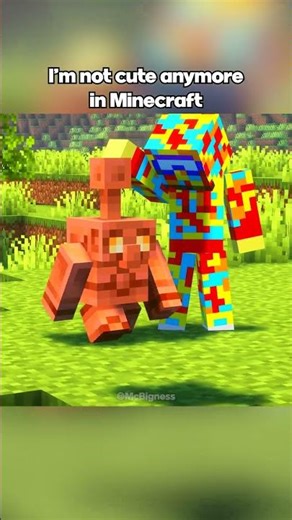 I'm not cute anymore Meme/Trend in Minecraft