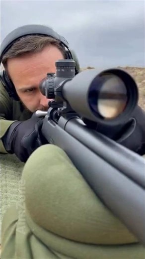 Sniper Shoots Concrete Target 💥