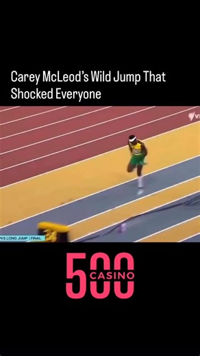 ReelSparkle on Instagram: "At the 2023 World Athletics Championships in Budapest, Jamaican long jumper Carey McLeod produced one of the most unforgettable moments of the event — not because it was perfect, but because it was pure chaos. From the very take-off, his foot placement was slightly wrong, throwing his body off balance and sending him into the air at an awkward angle. Mid-flight, McLeod battled to regain control, twisting and adjusting before crashing into the sand in an unsteady landin