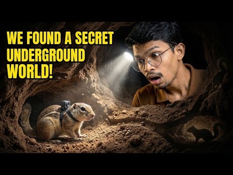 I Put a Camera on a Ground Squirrel… This Is What It Found Underground #wildlife #youtubeshorts