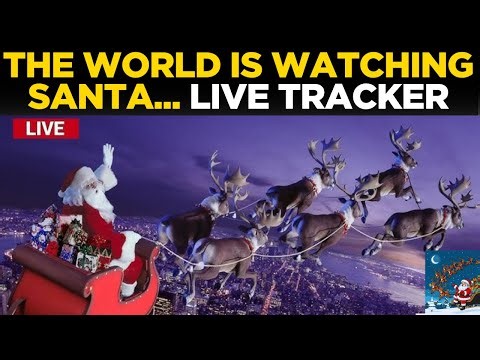 SANTA TRACKER LIVE | Where Is Santa Claus Now? Real-Time Christmas Eve Updates | NORAD | New Year
