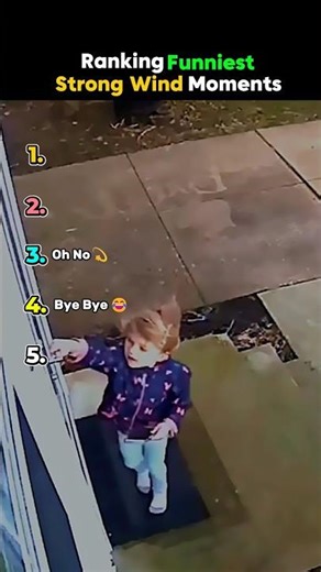 Ranking Funniest Strong Wind Moments 😂😭