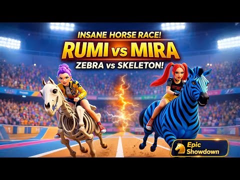 Intense Zebra Race – Romi vs Mira 🦓🏁