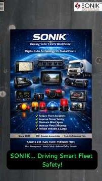 SONIK Fleet Safety Technology | GPS Tracking, AI Parking Sensors & Vehicle Safety Systems #sonik