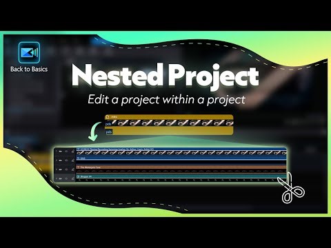 How to Reuse & Edit Scenes with Nested Projects | PowerDirector Tutorial for Video Editing Basics