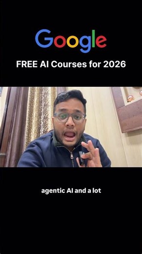 Learn AI for FREE in 2026 | Google FREE AI Course
