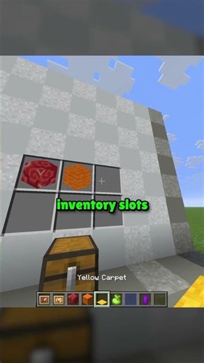 Item Frames = Item Slots #minecraft