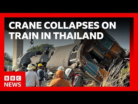 Crane collapse in Thailand kills at least 28 people | BBC News