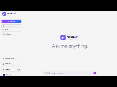 NexaGPT — Full-Stack AI Chatbot System | MERN + Gemini API | Project Demonstration