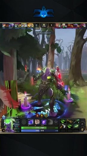 the most intense last hit battle of all time Dota 2 #Dota2