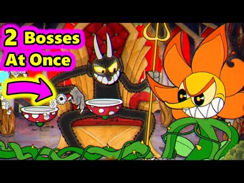 Cuphead - Fight 2 Bosses At Once COMPILATION