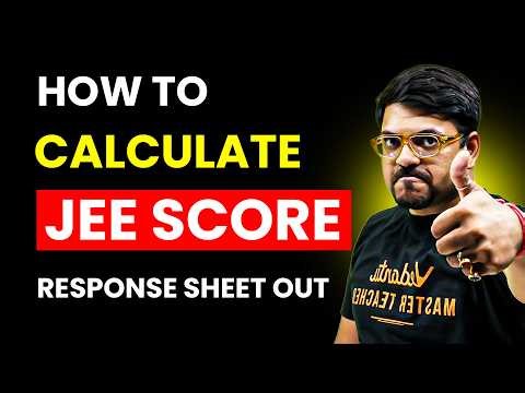 JEE Mains 2026 Response Sheet Out 🔥 How to Calculate Score? Answer Key Released | Harsh Sir