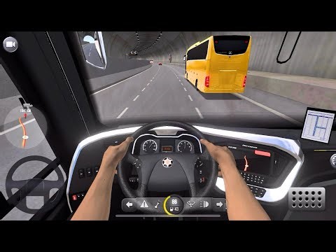 Marcopolo Paradiso G8 1350 Driving Top Speed 120 km/h - Bus Simulator Ultimate - Mobile GamePlay