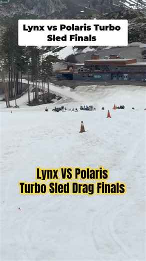 ANOTHER WIN 🥇🔥Lynx vs Polaris: Sled Drag Race Finals - Who Wins? | Snowmobile