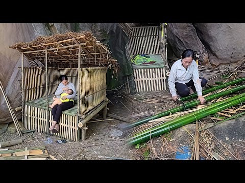 Step-by-Step: Single Mom Builds Entire Bamboo Home Alone (Zero Cost & Sustainable)