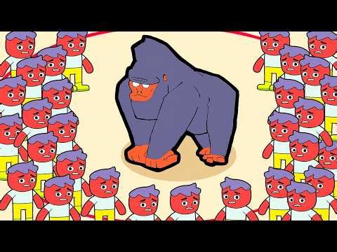 Forcing 100 Men to Fight 1 Gorilla...