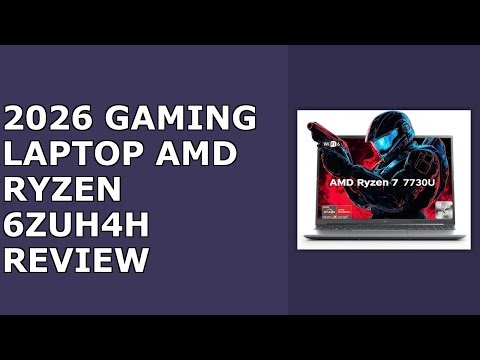 2026 Gaming Laptop with AMD Ryzen7 7730U Processor（Up to 4.5GHz,8C/16T),16GB DDR4 RAM 512GB SSD, ...