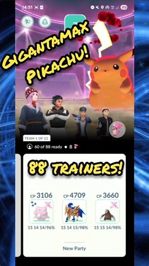 Gigantamax Pikachu Destroyed by 88 trainers! - Insane Max Battle