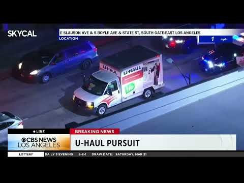 Live Police Chase in L.A