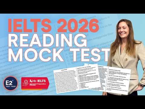 IELTS Reading Mock Test 2026 | Full Practice Test with Answers