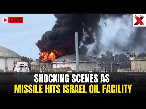 Israel Fuel Tanker HIT LIVE: Smoke Rises From Haifa Refinery After Missile Hits Fuel Tanker