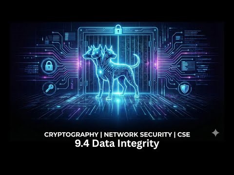 9.4 Data Integrity | Security Services | Cryptography | Computer Science Engineering