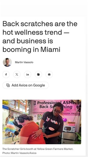 The Scratcher Girls ASMR Professional Back Scratching on Instagram: "WE ARE THE PURVEYORS OF ASMR BACK & BODY SCRATCH THERAPY 🌻 It’s a lifestylee It’s a culture... It’s an antidote It’s worldwide Its gonna change your life, It’s the thing you just gotta try • PTSD •Fatigue • Anxiety • Mental Stresses • ADHD • Insomnia We need to tap back into the power of our minds & bodies harmonious relationship in self healing ******************************************************************** Try our scrat