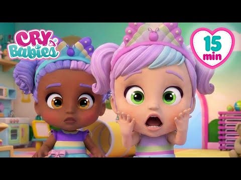 Hide! The Big Kids Are Coming! 🙈 Cry Babies Magic Tears | Full Episodes | Kids Cartoons In English