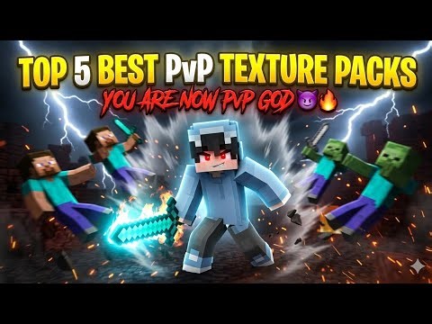 Top 5 best pvp Texture pack [You Are Now Pvp God] #minecraft #texturepack #trending 