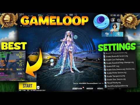 🔧My Gameloop secret Settings | No Lag + Delay Fix | New Update lag fix | Best Settings for Gameloop