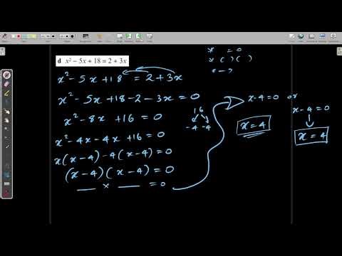 How to solve Quadratic Equations by factorising / factorizing ? Full Lesson Chapter 02