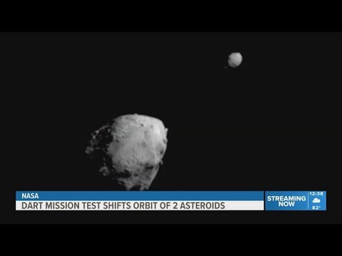 NASA mission shifts orbit of 2 asteroids around the sun