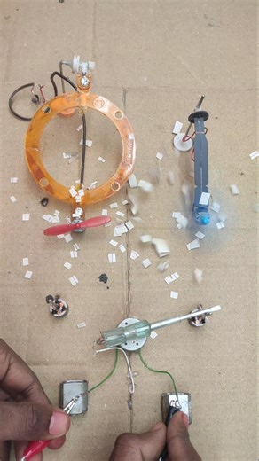 DC motor switch mechanism with use double drone motor thrust power testing_Dc Motor #tech #science