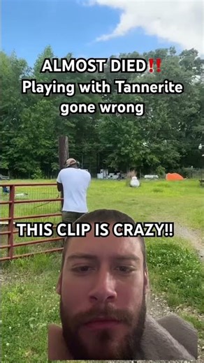 Crazy tannerite gone wrong
