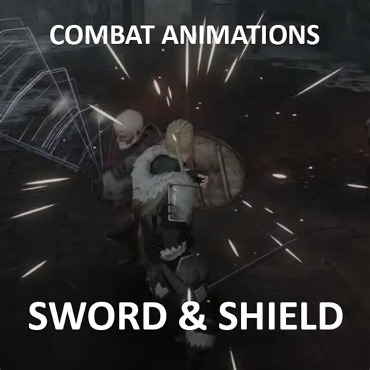 Hellguard — Sword & Shield Moveset Showcase, ILYA TROFIMOV PORTFOLIO