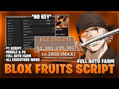 [🔥 BEST] Blox Fruits Script – NO KEY | REDZ HUB | AUTO FARM | AUTO MASTERY | FRUIT SNIPER