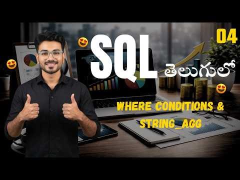 SQL WHERE Clause Full Tutorial 🔥 AND, OR, IN, LIKE + GROUP BY Explained - what is where clause