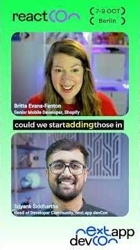 The Web-Mobile Accessibility Disconnect -React Native Dev Must Know | Britta Evans-Fenton | reactCon