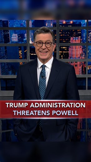 Nothing to worry about, just a direct attack on our independent monetary system, which props up the entire global economy. ❤️ #StephenColbert | The Late Show with Stephen Colbert