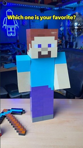 How to build LEGO Minecraft like a pro… #shorts #minecraft #lego #art #diy