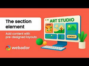 How to: The section element | Webador