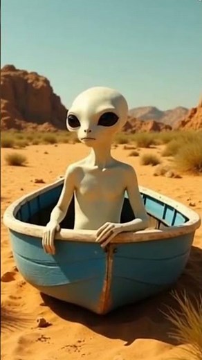 Alien Marooned in Desert | Whimsical Surreal Short Animation