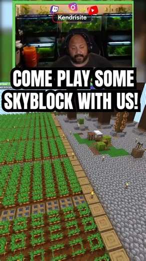 Kendrisite on Instagram: "This is the coolest Skyblock Isle! #minecraft #clips #shorts #reels #minecraftclips #minecraftreels"