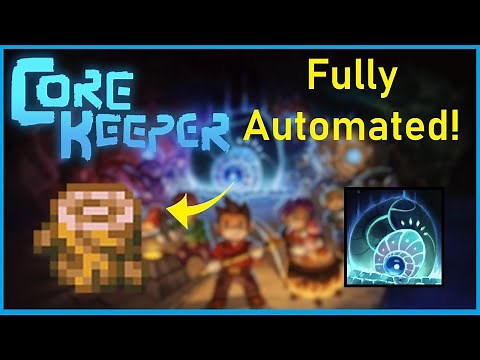 How To Make An EARLY Game Fully AUTOMATED Wood Farm In Core Keeper!