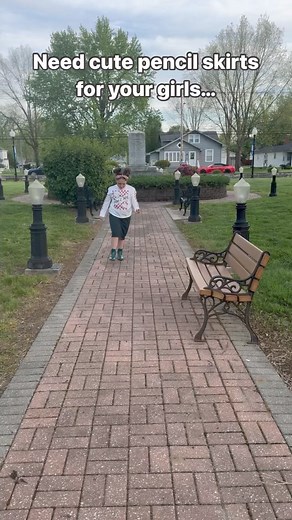 Yall she is too cute! You need a pencil skirt for your girls size 4-16 and they come in many colors and no splits! Perfect length! Jess has on a hunter green! Get one today from Crochet Chick use code tarrah15 Josie N Myron Waldrep #skirtforgirls #pencilskirt #thewheelsonthebus #kidsfashion #modestfashionista #mybabygirl #firstborn #modestyisbeautiful #fyp #HappySaturdayYall #andididitinaskirt | Tarrah Lashay Blue