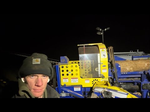 Hopefully, we can finish tonight with the wood processor ￼