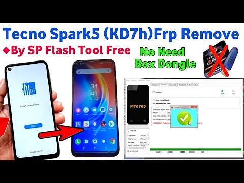 Tecno Spark5 (KD7h) Frp Remove by Sp Flash Tool | @ How to Unlock Frp Tecno Spark 5 by Sp Flash tool