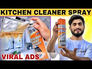 Viral Kitchen Cleaner Spray Review || Oil & Grease Stain Remover Stove & Chimney Cleaner Spray