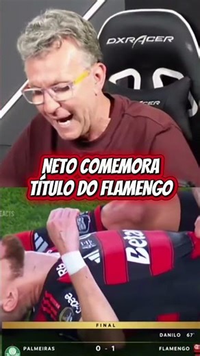 Neto reacts to Flamengo's title win! ❤️🖤