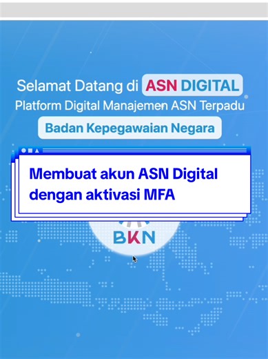 Cara Aktivasi Multi-Factor Authentication untuk ASN Digital
